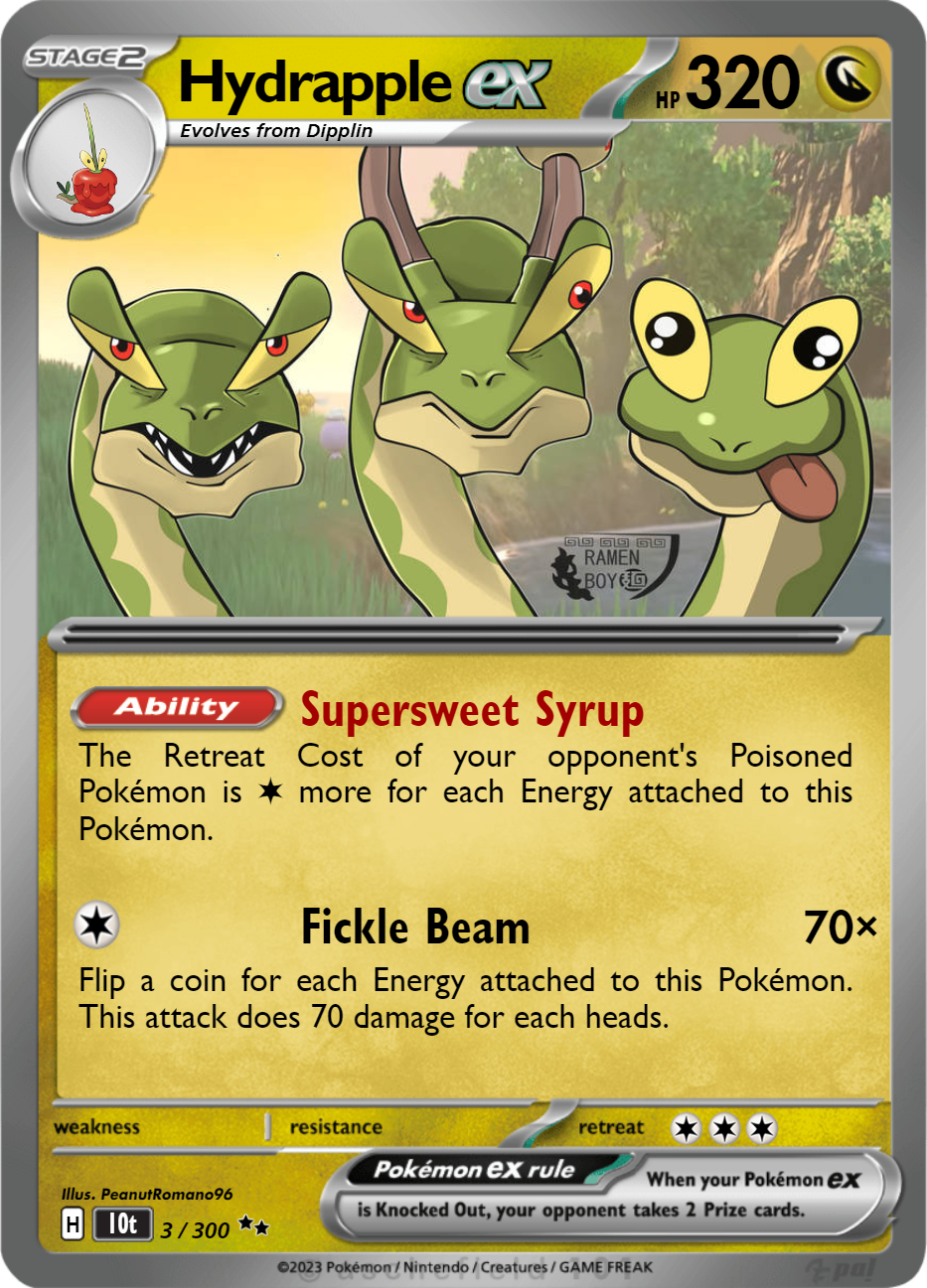 Hydrapple - 10types | Pokécardmaker.net