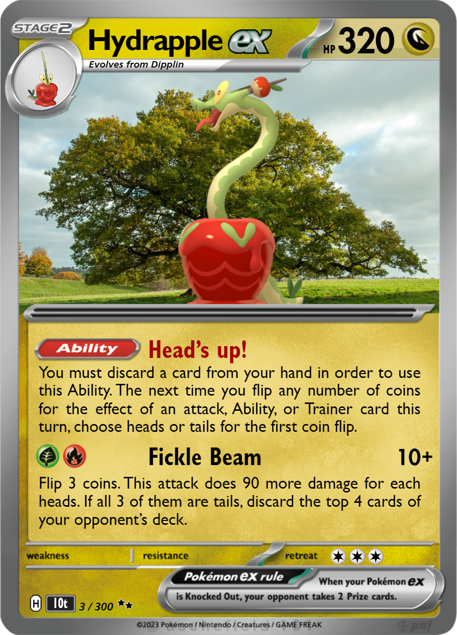 Hydrapple - 10types | Pokécardmaker.net