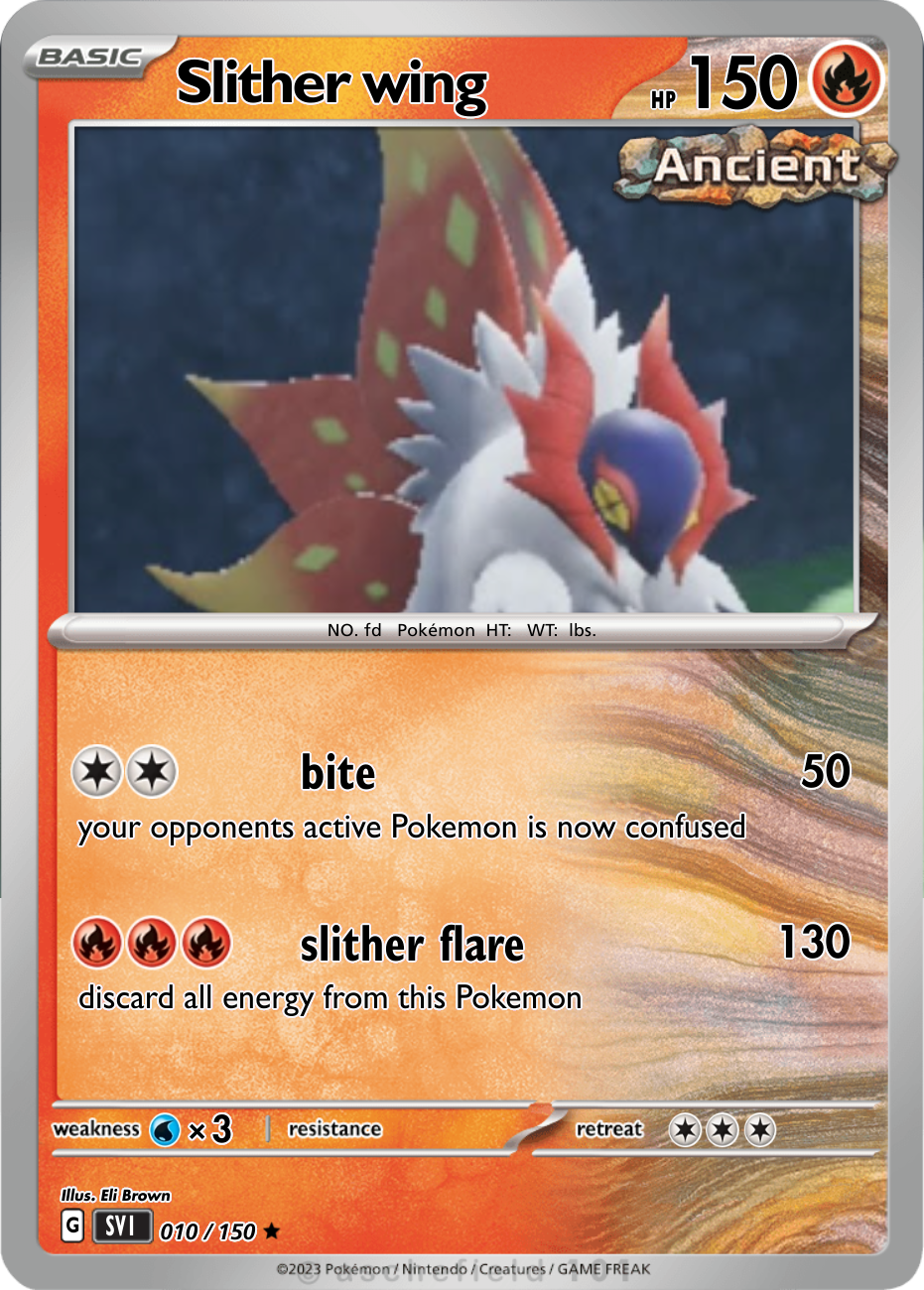 Slither wing - 12345six | Pokécardmaker.net