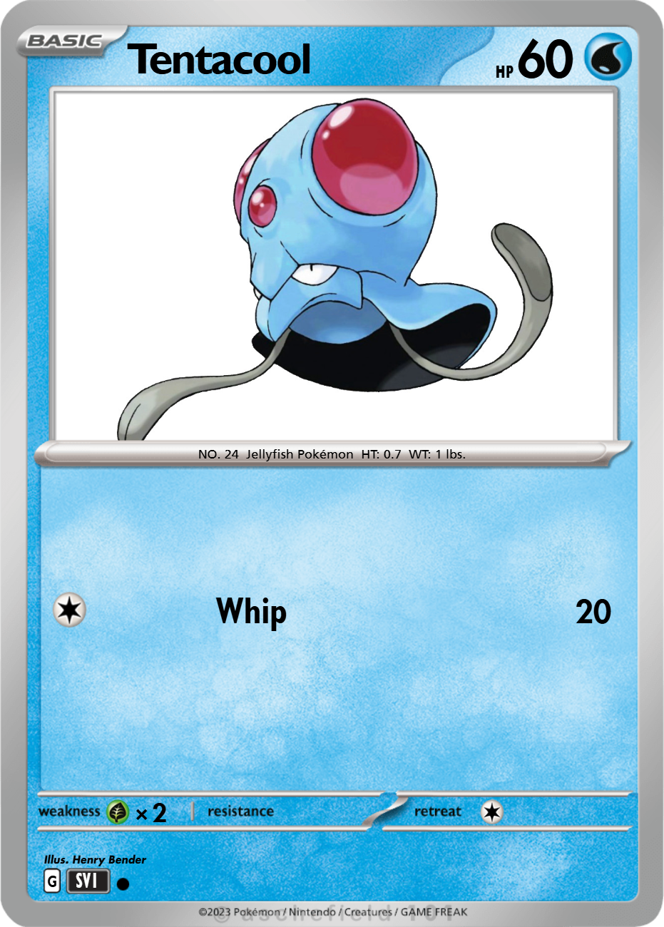 Tentacool - 126 | Pokécardmaker.net