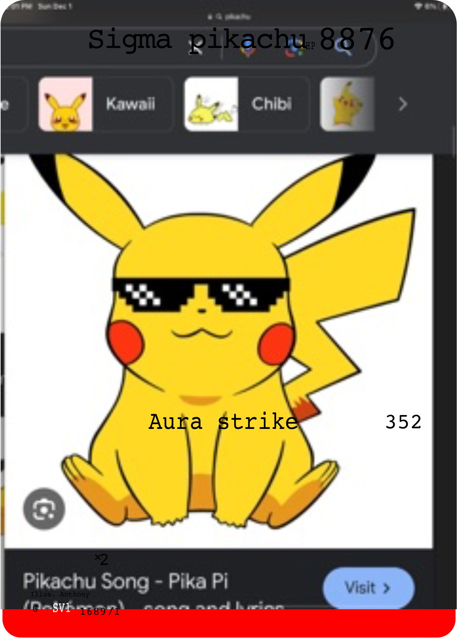 Sigma pikachu - 1855369 | Pokécardmaker.net