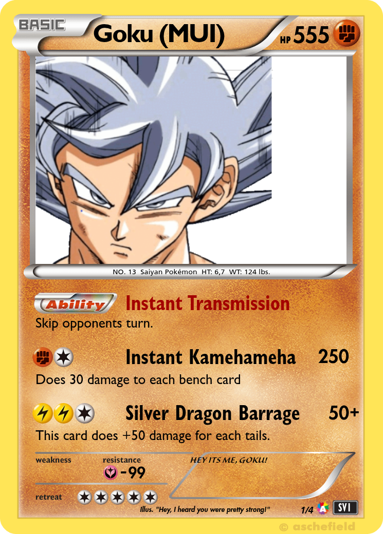 Goku (MUI) - 1nterst3llar | Pokécardmaker.net
