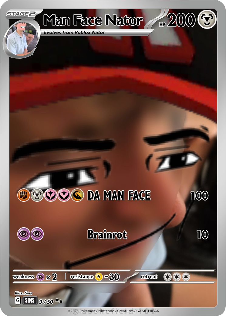 Man Face Nator - 1stFool | Pokécardmaker.net