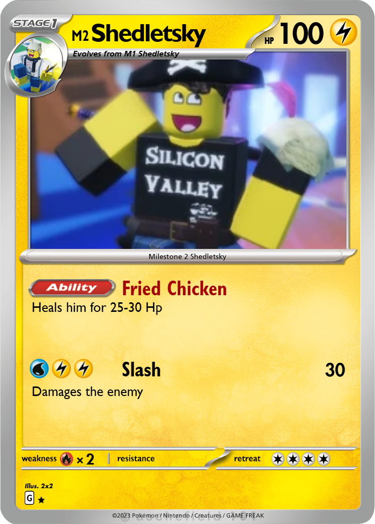 Shedletsky - 2x2 | Pokécardmaker.net
