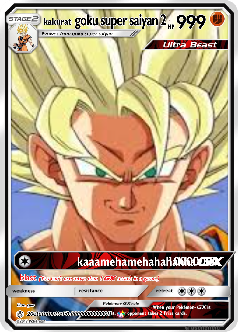 goku super saiyan 2 - 33burciagafernandezg | Pokécardmaker.net
