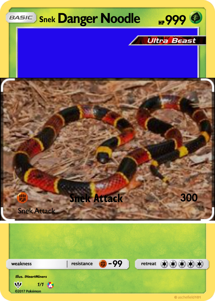 Danger Noodle - 3498735973498572 | Pokécardmaker.net