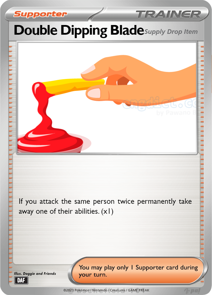 Double Dipping Blade - 7Spades | Pokécardmaker.net