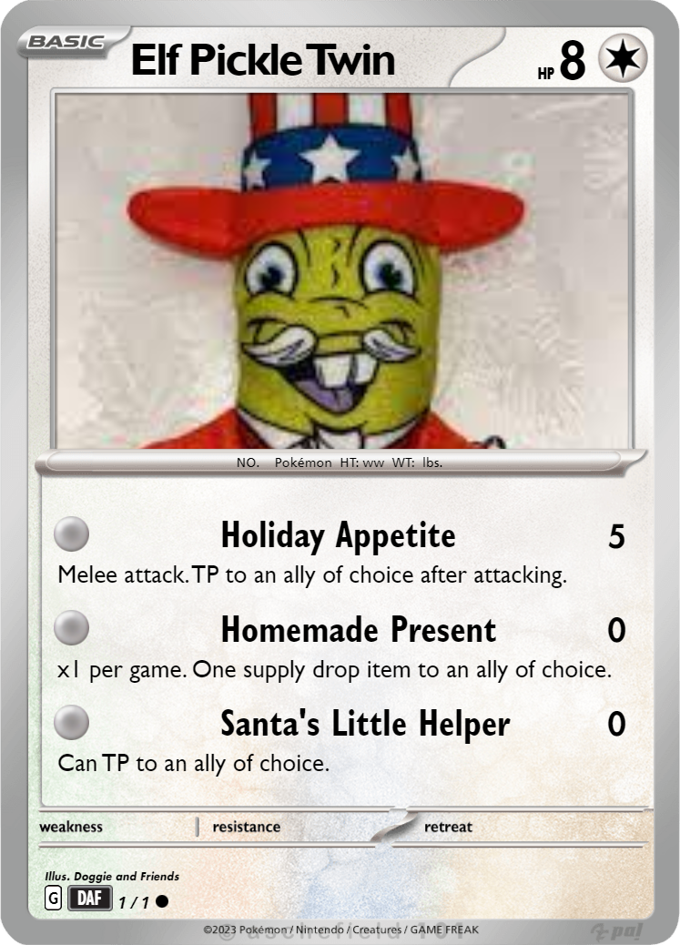 Elf Pickle Twin - 7Spades | Pokécardmaker.net