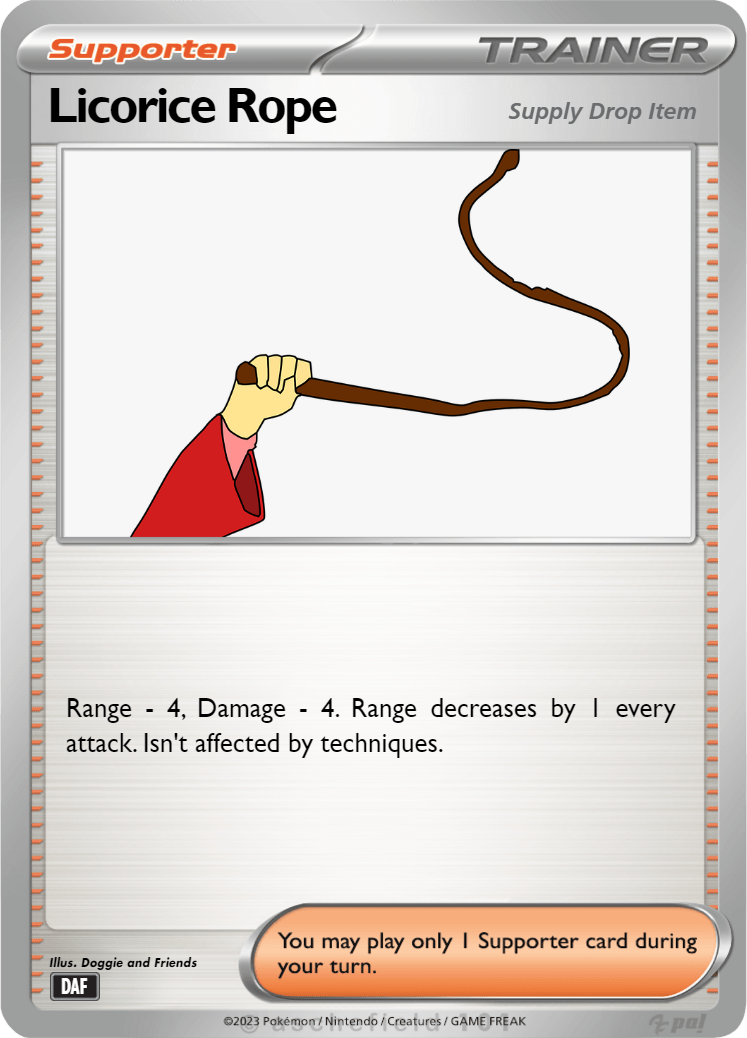 Licorice Rope - 7Spades | Pokécardmaker.net