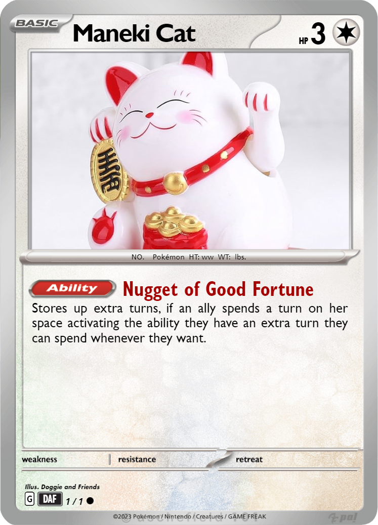 Maneki Cat - 7Spades | Pokécardmaker.net