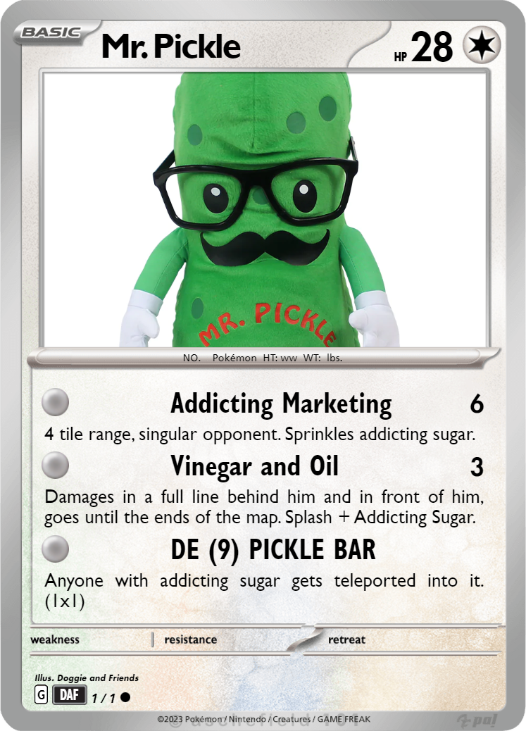 Mr. Pickle - 7Spades | Pokécardmaker.net