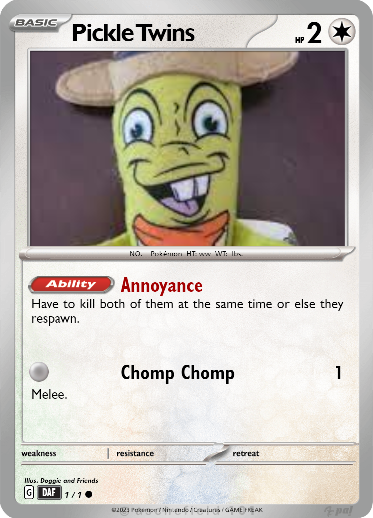 Pickle Twins - 7Spades | Pokécardmaker.net