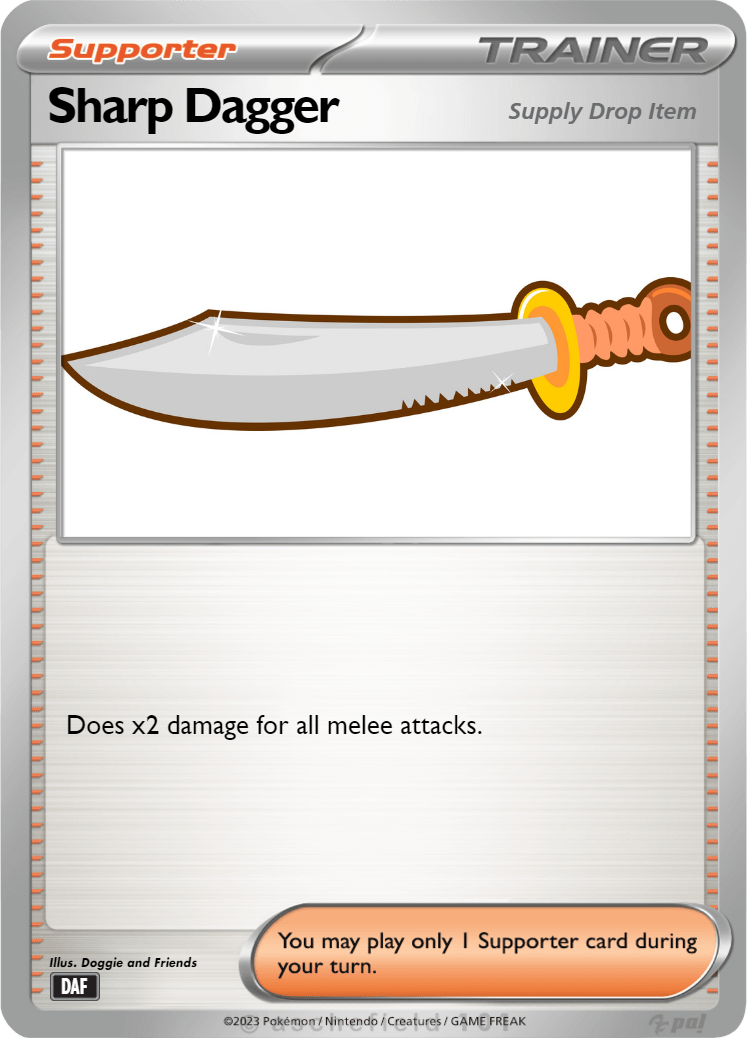 Sharp Dagger - 7Spades | Pokécardmaker.net