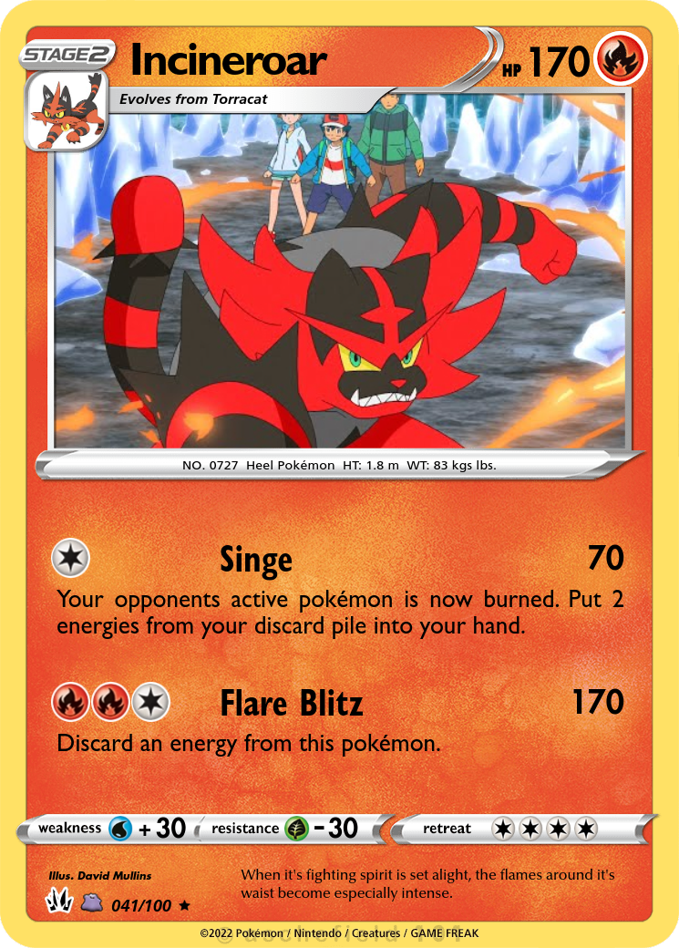 Incineroar - 834 | Pokécardmaker.net