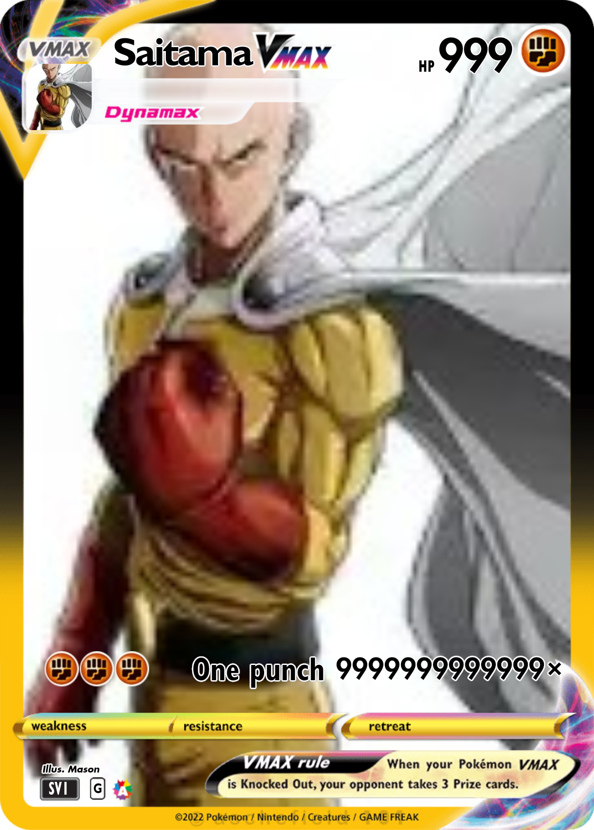 Saitama - 994 | Pokécardmaker.net