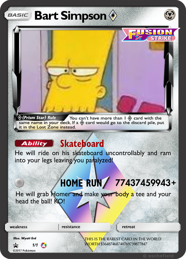 Bart Simpson - 996389 | Pokécardmaker.net