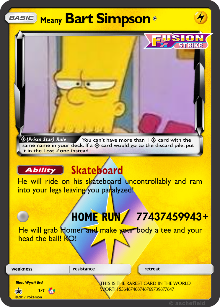 Bart Simpson - 996389 | Pokécardmaker.net