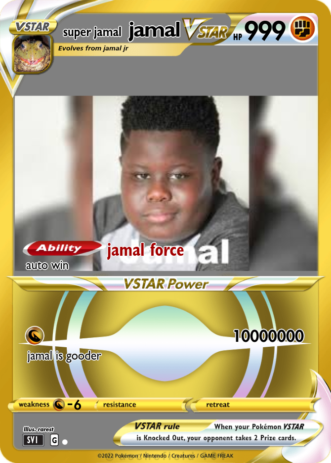 jamal - AGriffith1 | Pokécardmaker.net