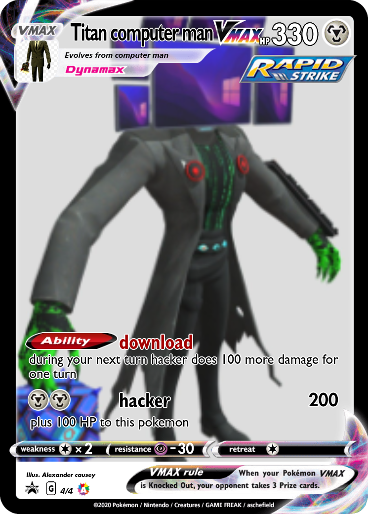 Titan computer man - ALEXANDER | Pokécardmaker.net