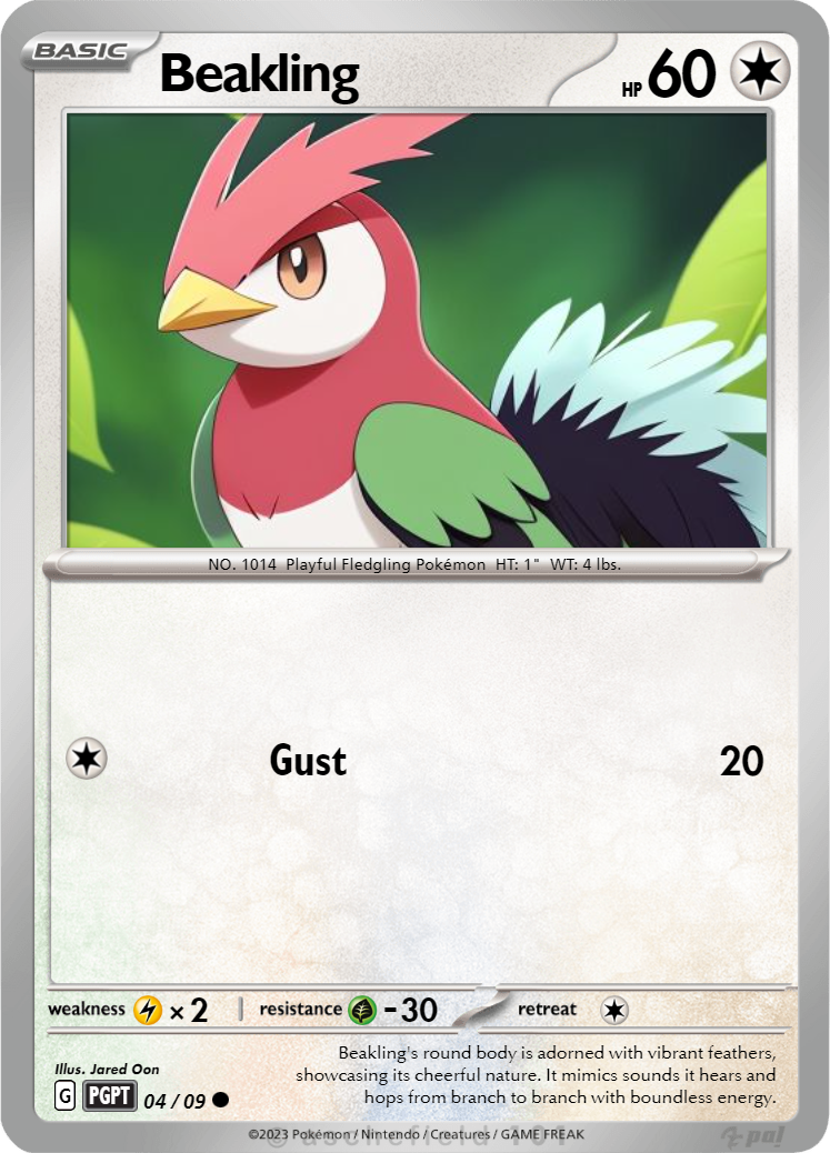 Beakling - APokemonCardMaker | Pokécardmaker.net