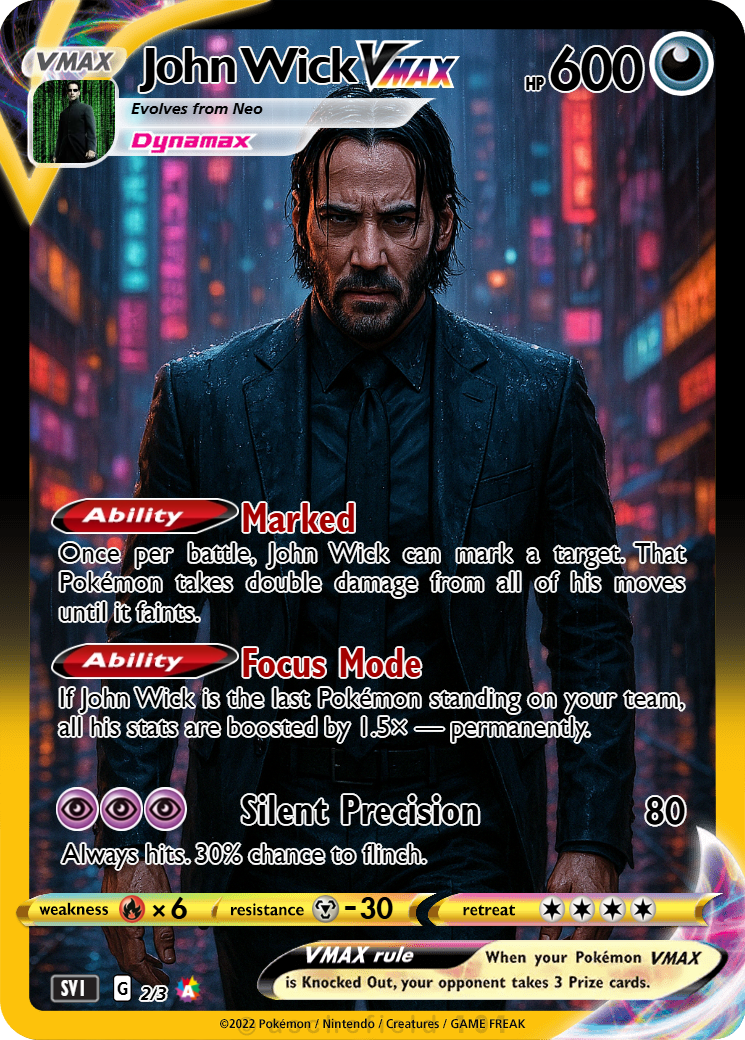 John Wick - AUGHHHHh | Pokécardmaker.net