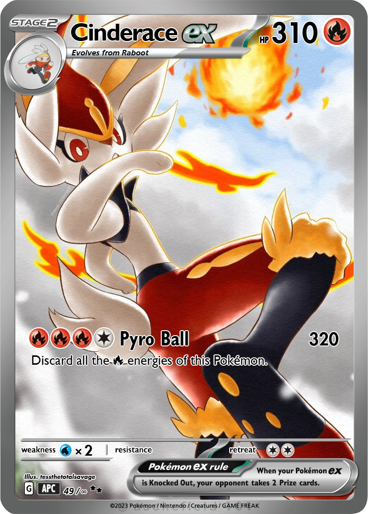 Cinderace - A_Cards | Pokécardmaker.net