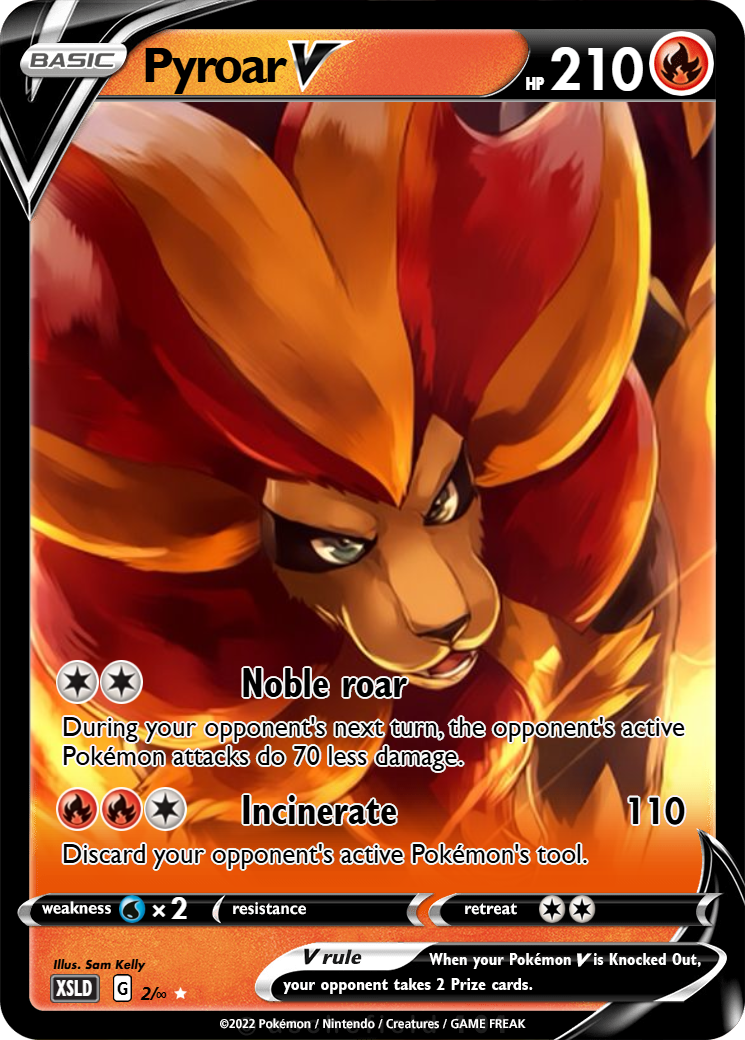 Pyroar - A_Cards | Pokécardmaker.net