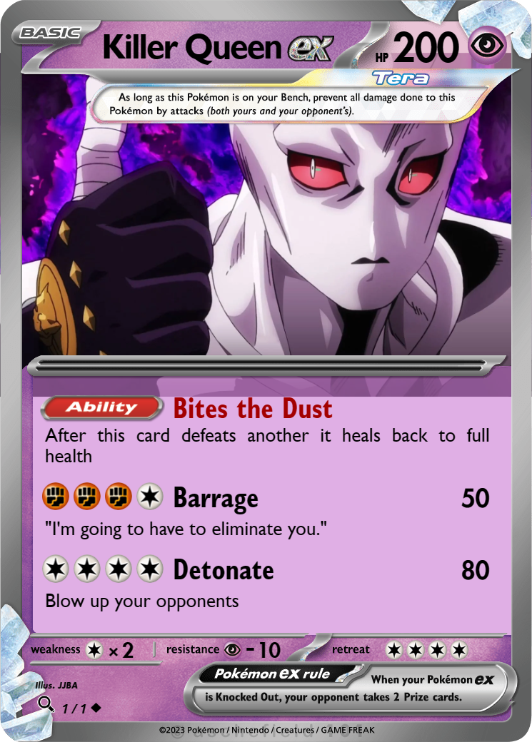 Killer Queen - AamirIsReal | Pokécardmaker.net