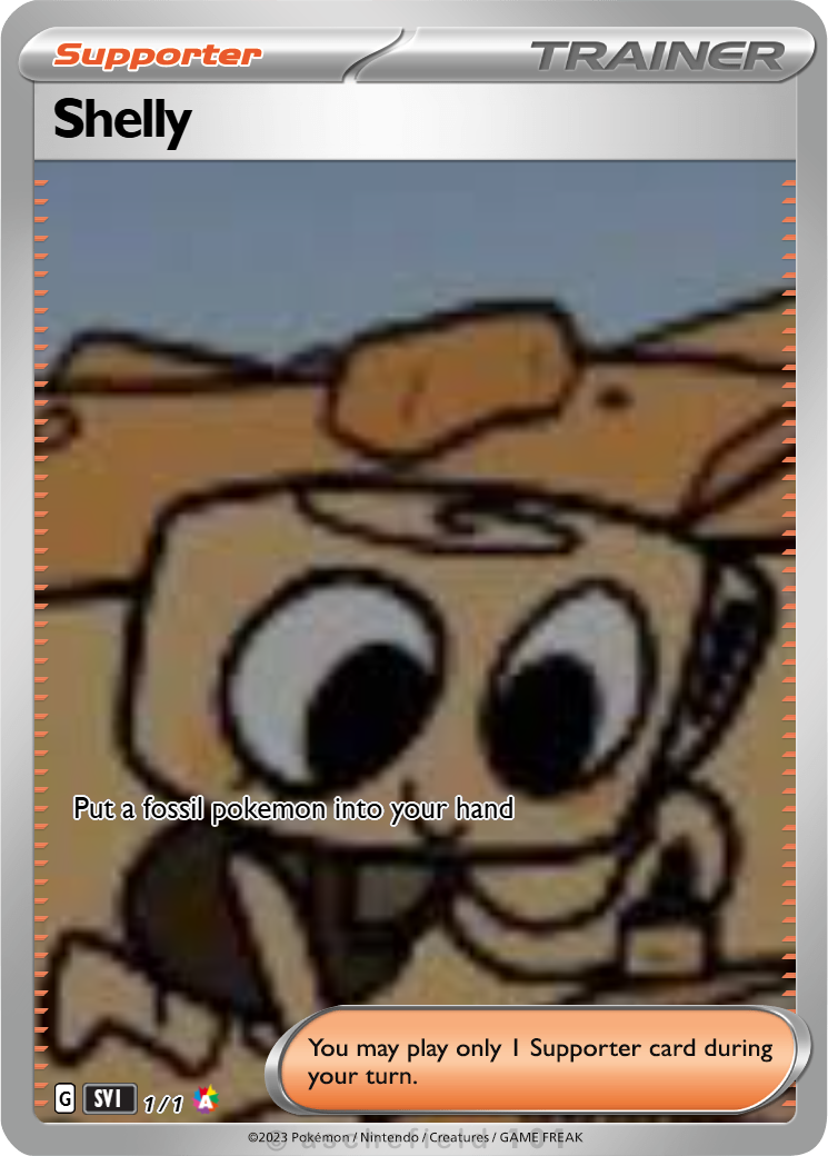 Shelly - AaronTheONLYcoolone | Pokécardmaker.net