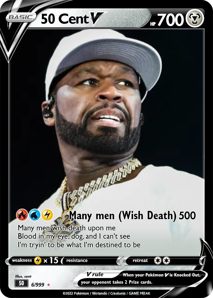 50 Cent - AaronsArtifacts | Pokécardmaker.net