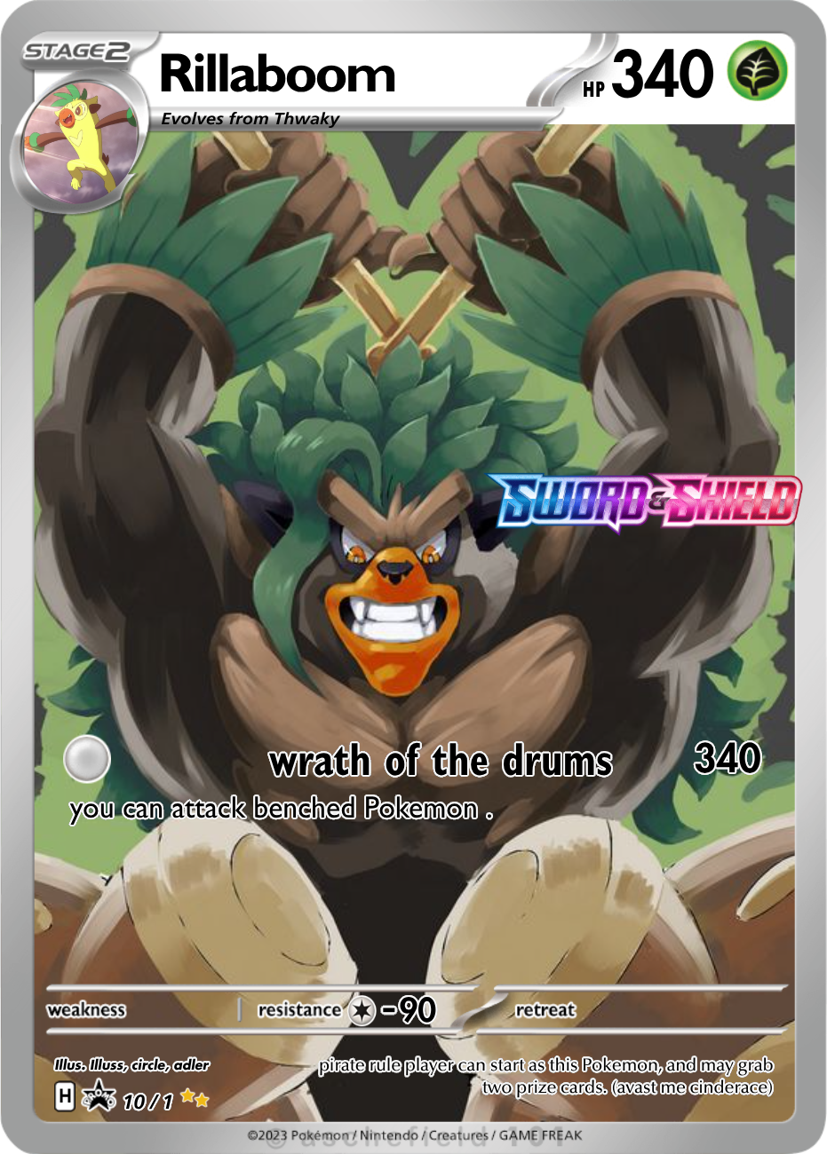 Rillaboom - Adlercobra2 | Pokécardmaker.net