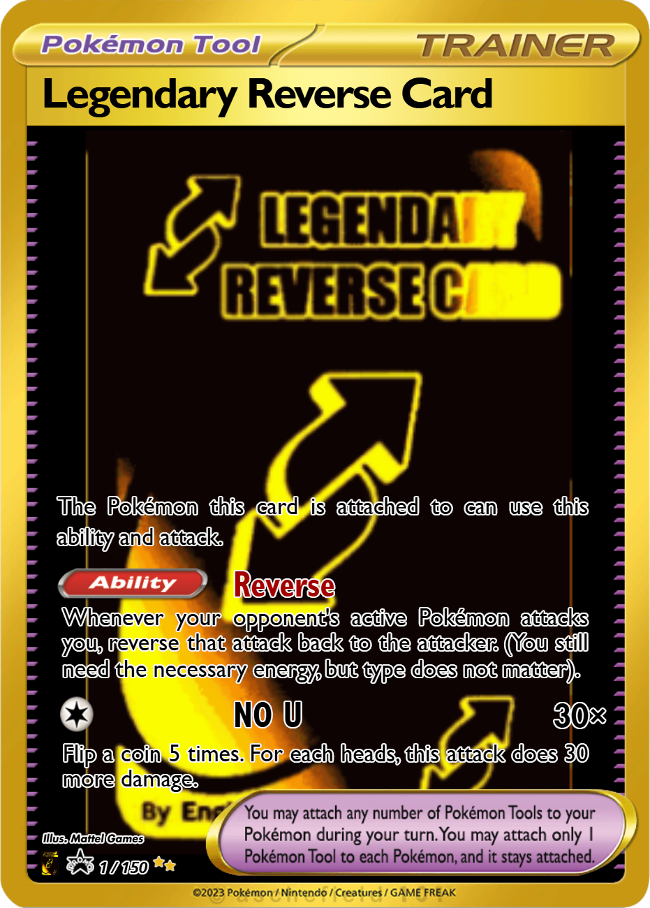 Legendary Reverse Card - Adwada8 | Pokécardmaker.net