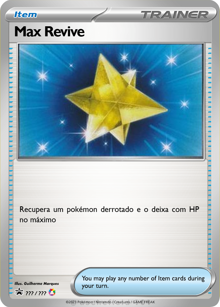 Max Revive - Afkmans | Pokécardmaker.net