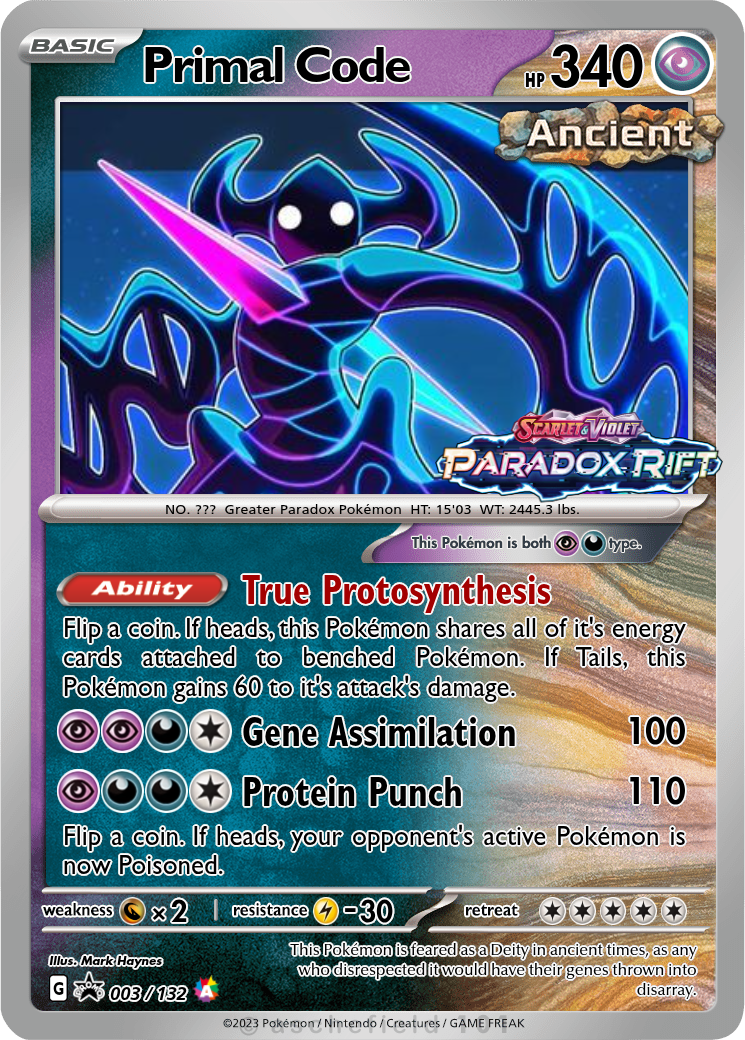 Primal Code - AkarisNotes | Pokécardmaker.net