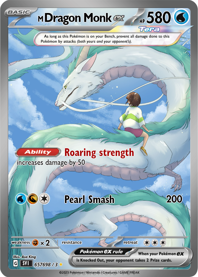 Dragon Monk - Akitiger | Pokécardmaker.net