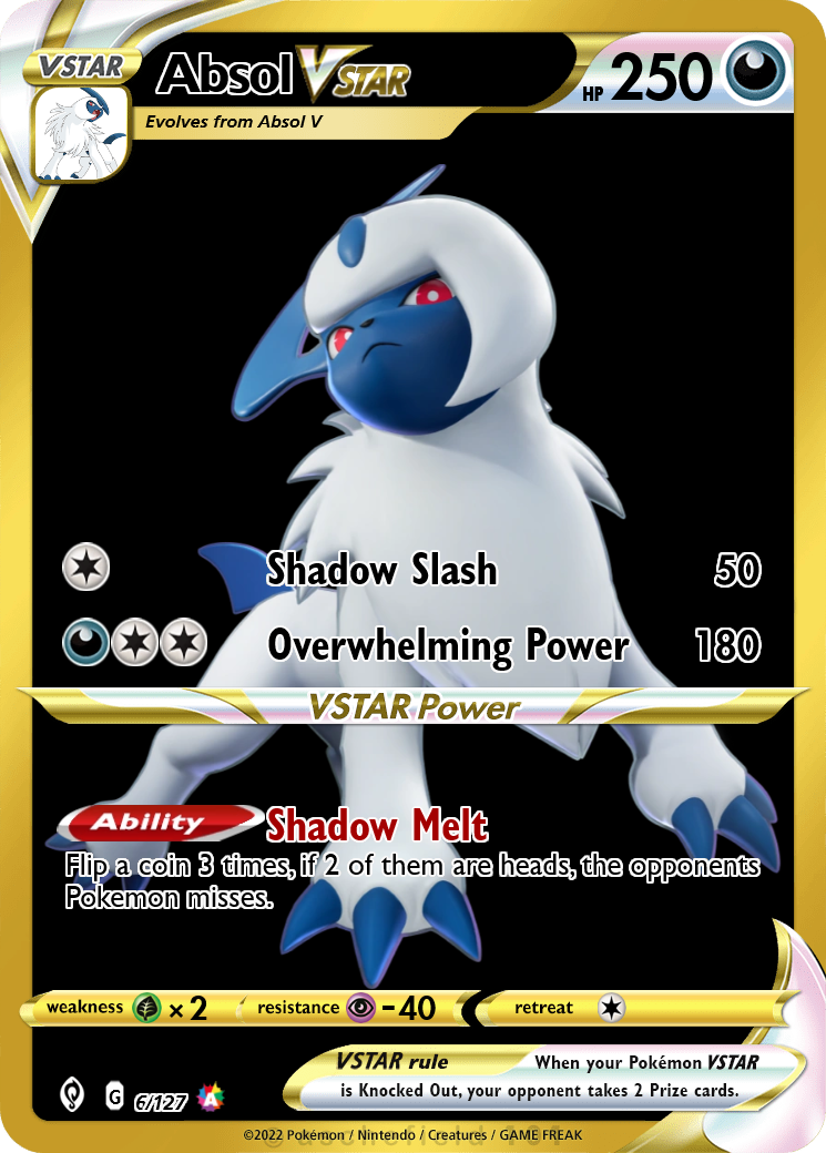 Absol - Aldrock | Pokécardmaker.net