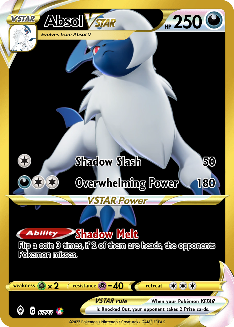 Absol - Aldrock | Pokécardmaker.net