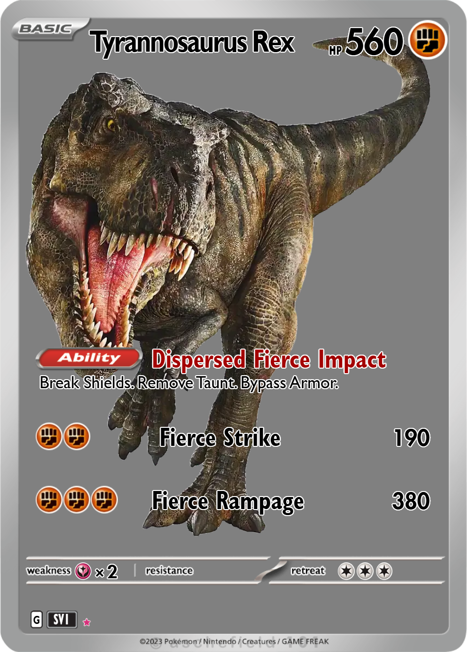 Tyrannosaurus Rex - Alexa_rising | Pokécardmaker.net