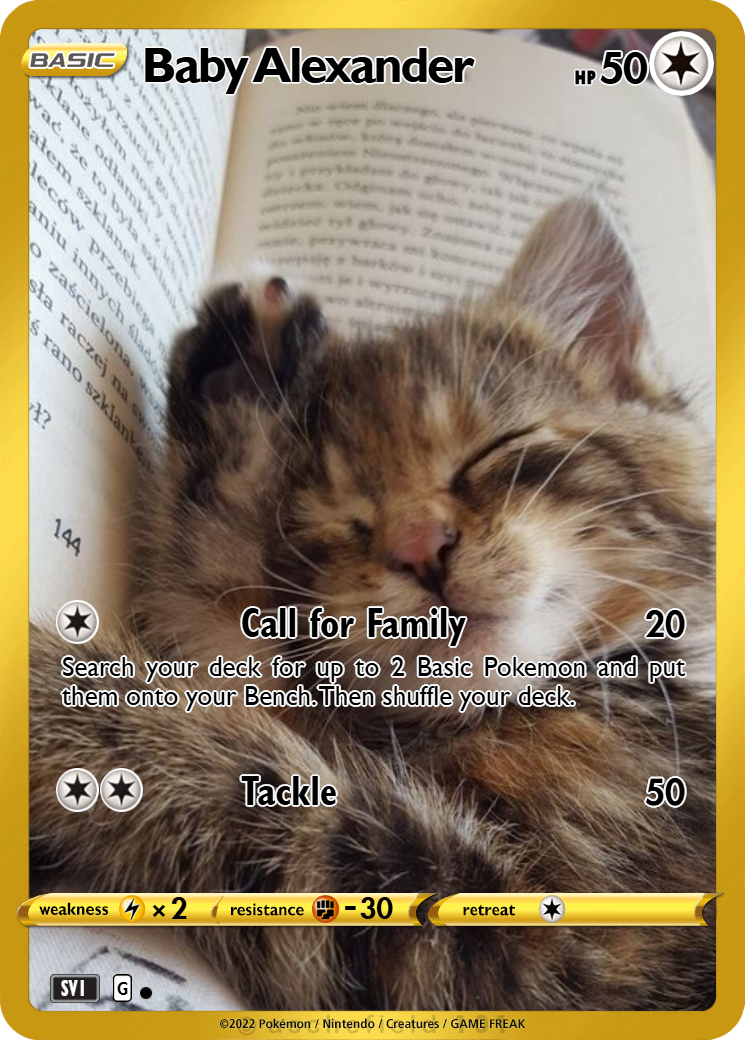 Baby Alexander - AlexanderMirov1923 | Pokécardmaker.net