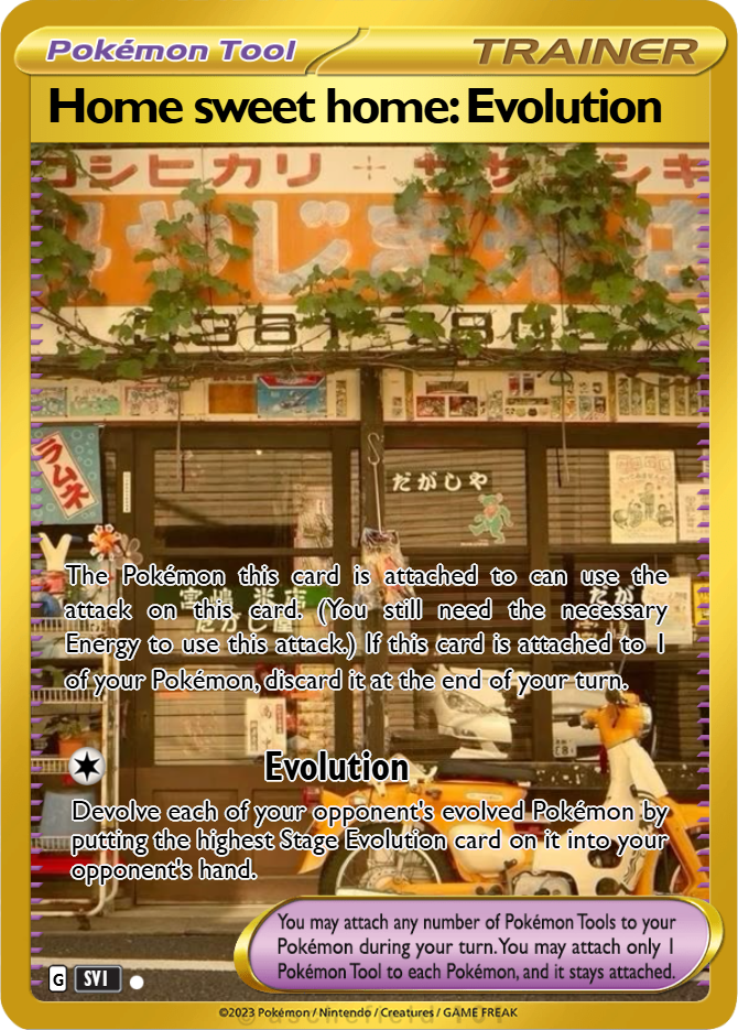 Home sweet home: Evolution - AlexanderMirov1923 | Pokécardmaker.net