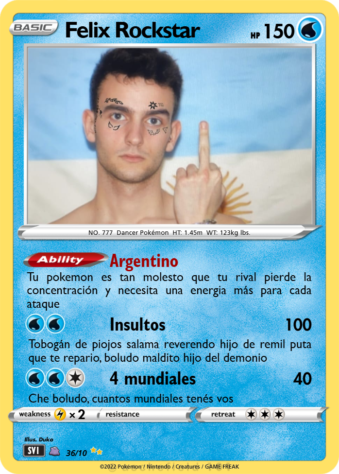 Felix Rockstar - Alotitular | Pokécardmaker.net