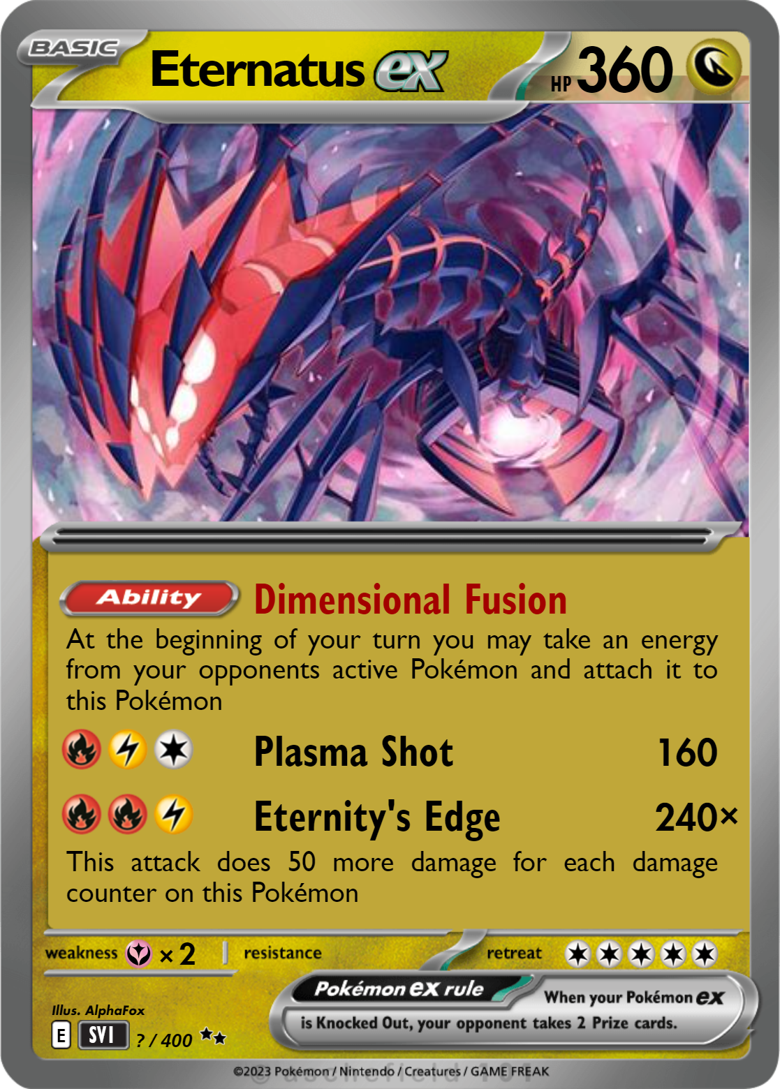 Eternatus - AlphaFox | Pokécardmaker.net
