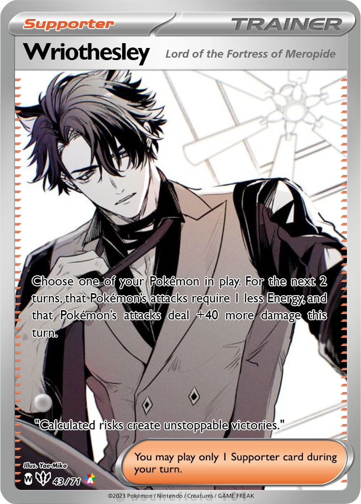 Wriothesley - Altherinnn | Pokécardmaker.net