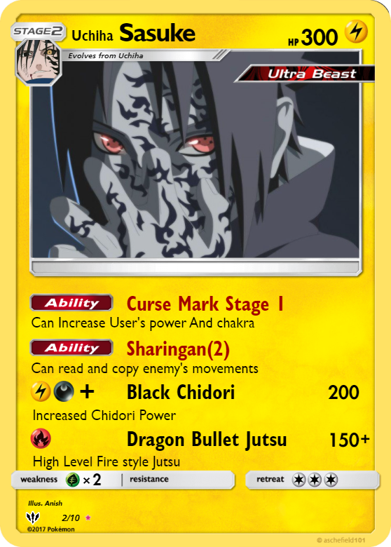 Sasuke - Anish | Pokécardmaker.net