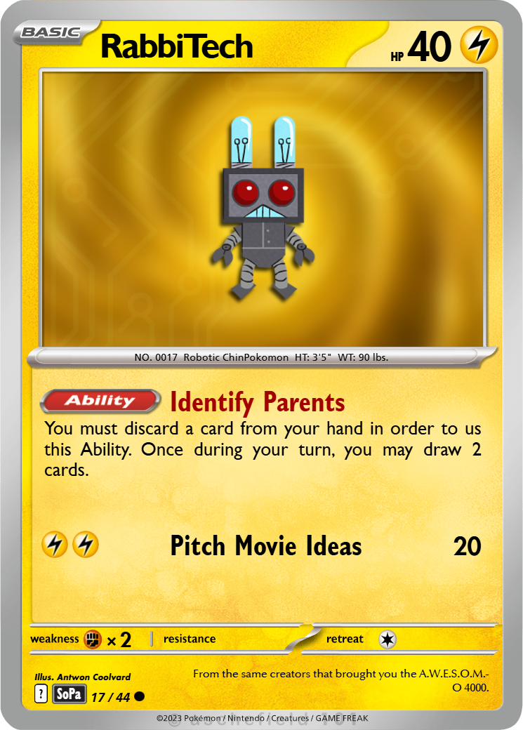RabbiTech - AntwonCoolvard | Pokécardmaker.net