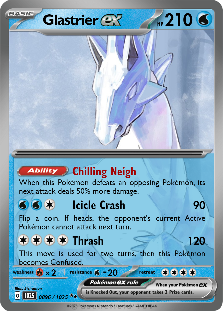 Glastrier - Aranethon | Pokécardmaker.net