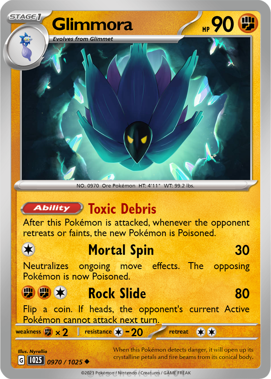 Glimmora - Aranethon | Pokécardmaker.net