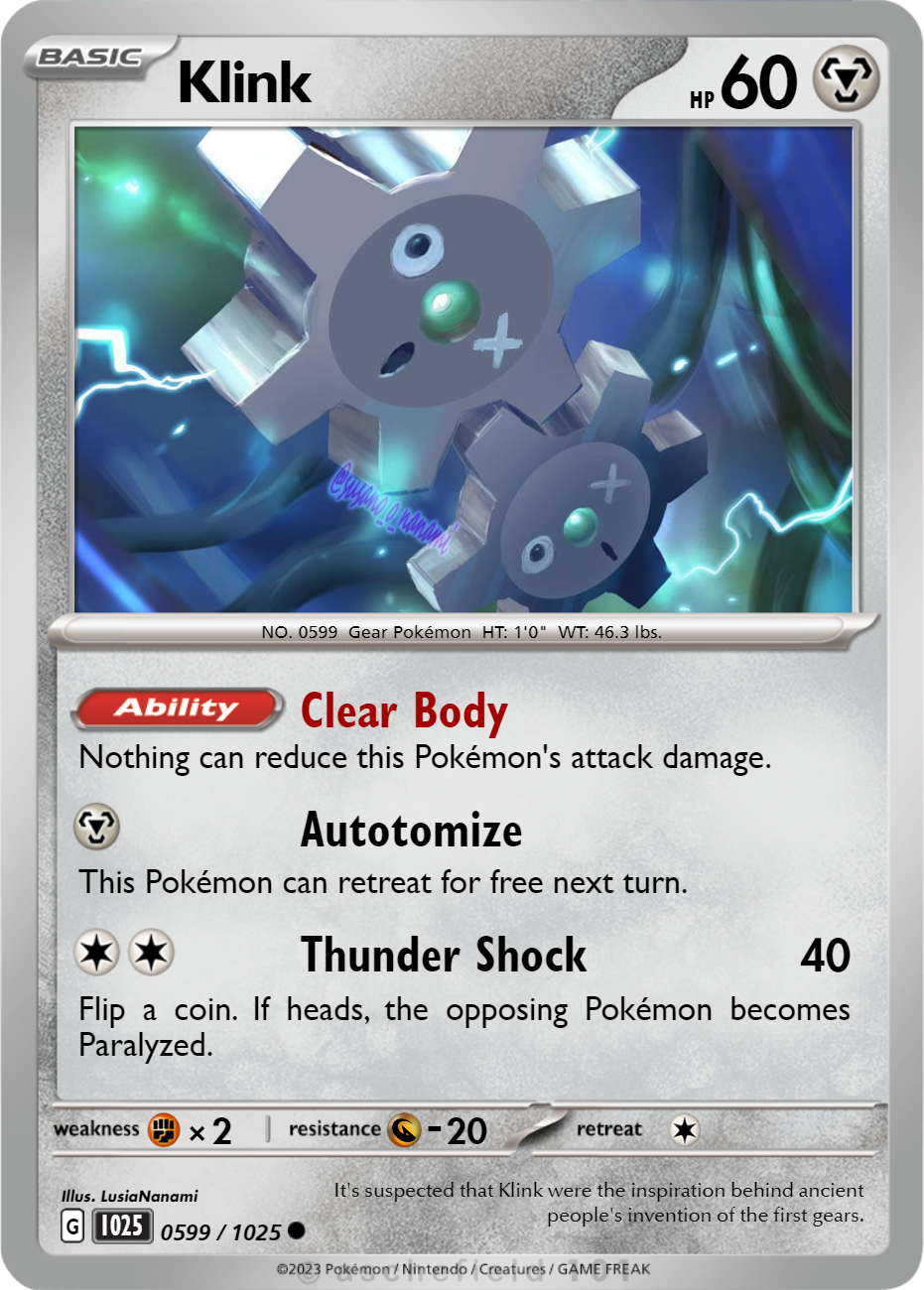 Klink - Aranethon | Pokécardmaker.net
