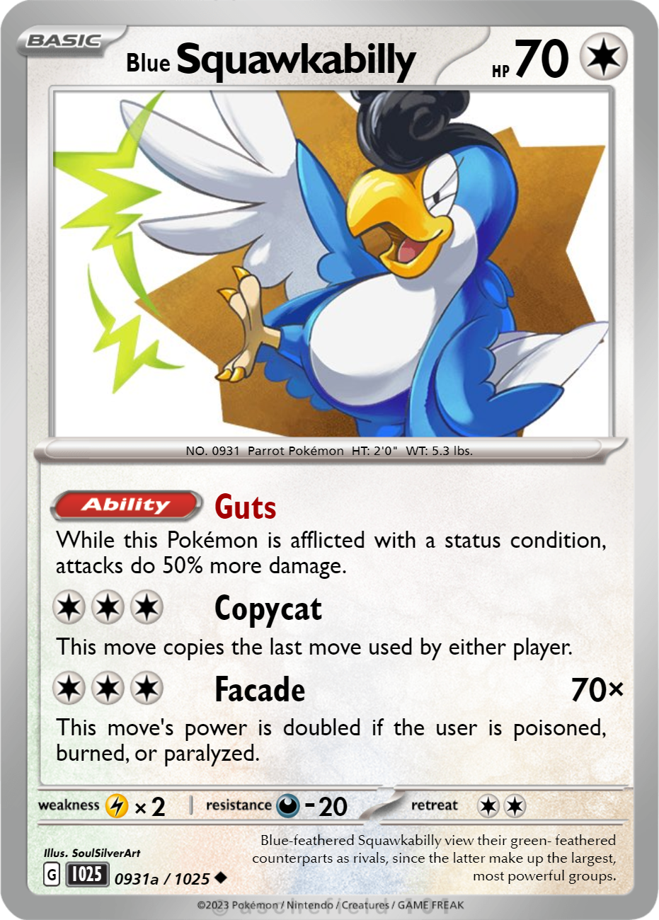 Squawkabilly - Aranethon | Pokécardmaker.net