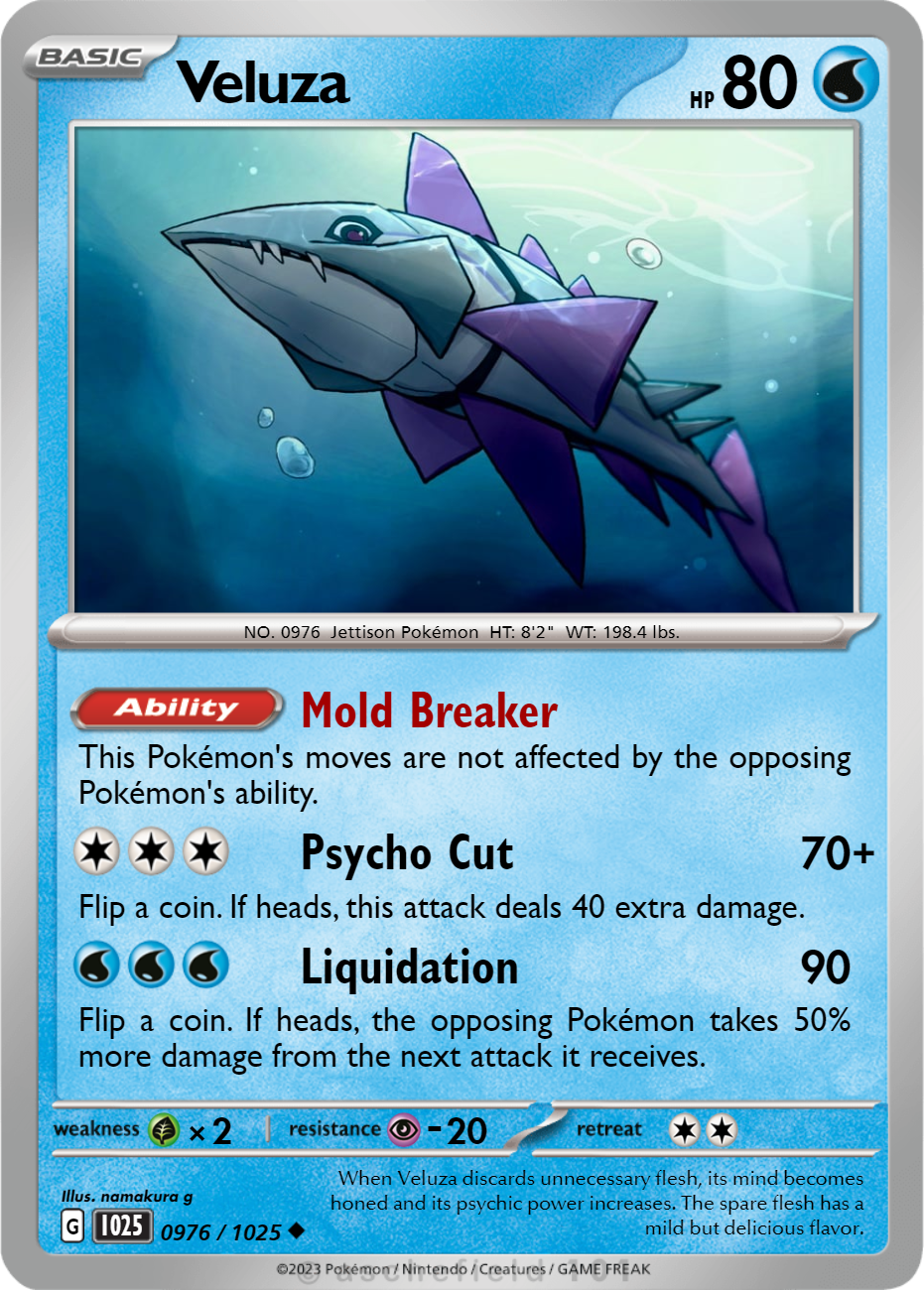 Veluza - Aranethon | Pokécardmaker.net